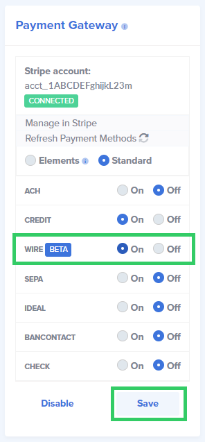 Wire Transfers (Beta)