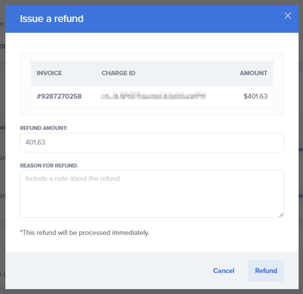 Refunds