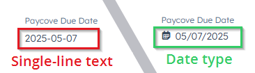 How can I push a "date" type into HubSpot using CRM mapping?